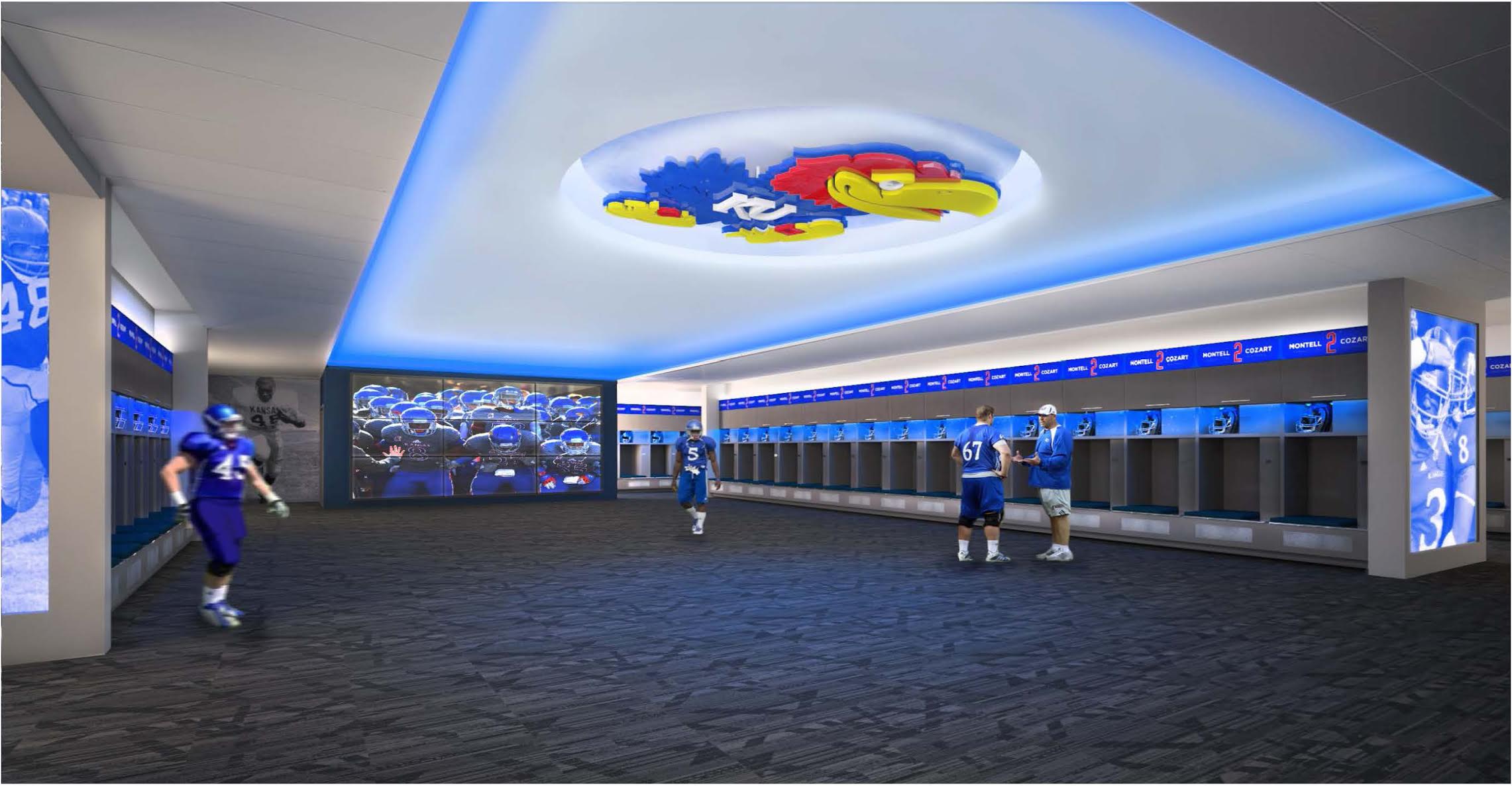 Tale of the Tait | KU football locker room renovations under way | News ...